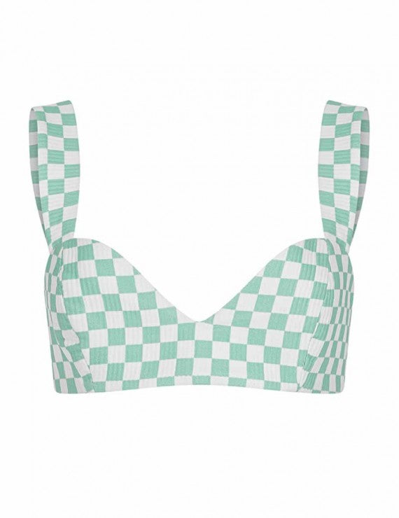 Checkered Bra Top – DECLARA